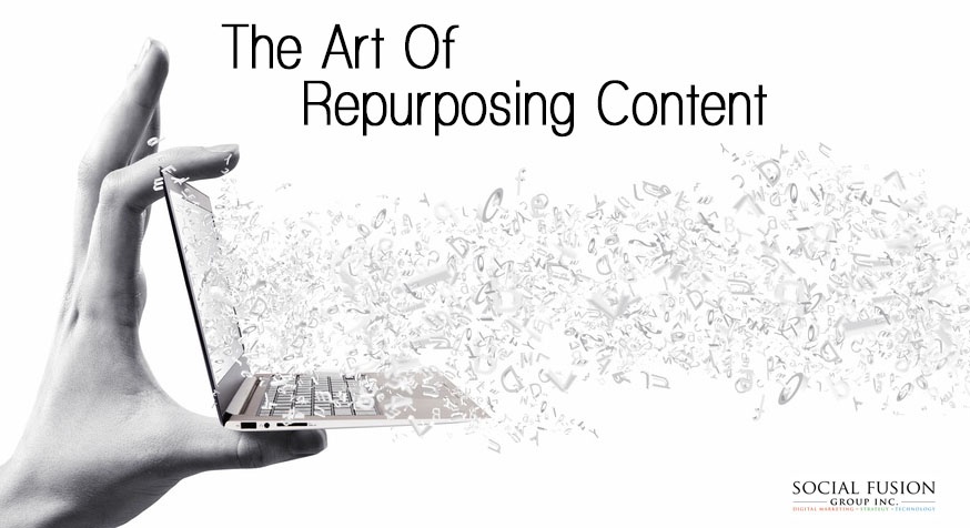 The Art Of Repurposing Content - Saving You Valuable Time